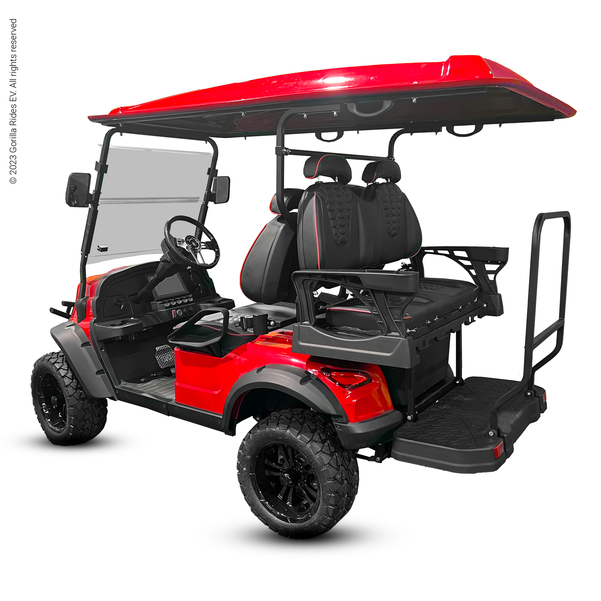Gorilla G6L Li - Traffic Red - Golf Cart Premium